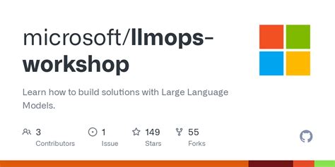 Github Microsoftllmops Workshop Learn How To Build Solutions With