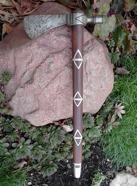 Creek Indian Inlaid Pipe Tomahawk · Todd Bitler Native Workshop