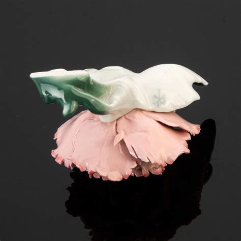 Статуэтка Роза фарфор роспись Karl Ens Карл Энс Германия 1945 1972 гг стоимостью 3000 руб