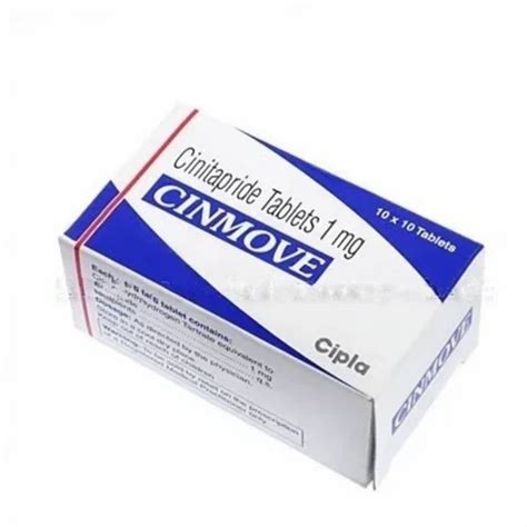 Cinomove Cinitapride Tablets Cinmove 1 Mg Packaging Type Strips