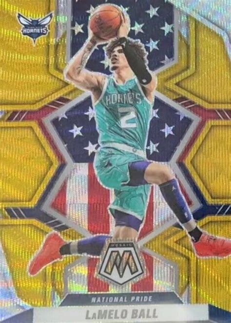Lamelo Ball Mosaic National Pride Gold Wave Price Guide Sports Card Investor