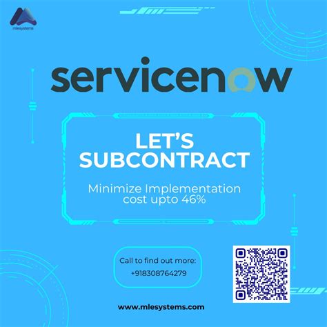 Mle Systems On Linkedin Servicenow Mlesystems Subcontracting