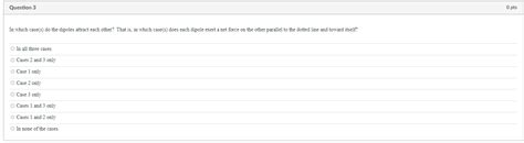 Solved The Dipole Is Either Parallel Or Perpendicular To
