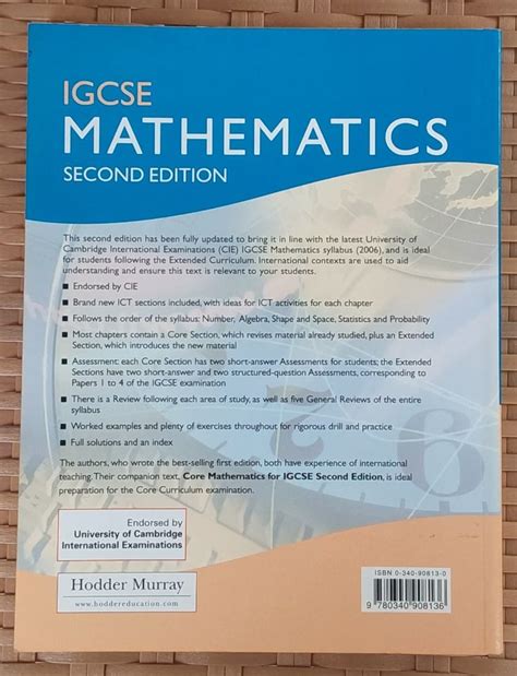 Igcse Mathematics 2nd Edition By Ric Pimentel 2006 English Buku