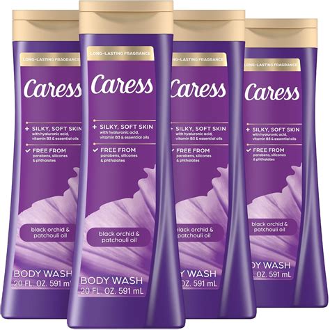 Caress Body Wash Black Orchid And Patchouli Oil To Relax And