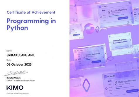 Python Programming Certification Anil Srikakulapu