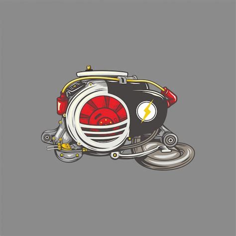 Premium Vector Vespa Engine Illustration
