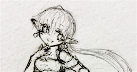 エルフ少女 グッツ作成 下書き Unknownのイラスト Pixiv