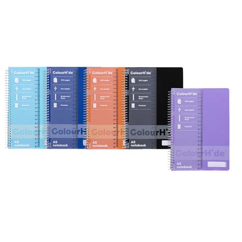 Colourhide A5 Notebook 200 Page Stationery