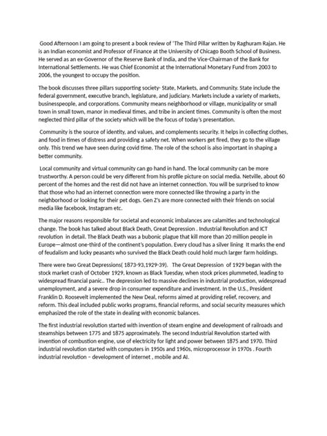 Third Pillar Script Pdf