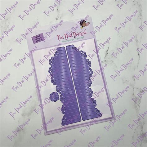 Scalloped Heart Rosette Pixi Dust Designs Mennys Bastelshop