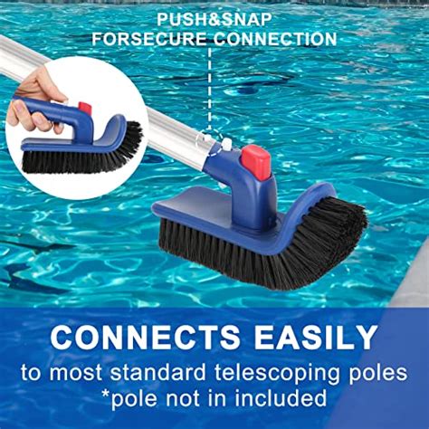 Brosse De Piscine Pour Coin Et Marche Tête De Brosse Rotative Avec