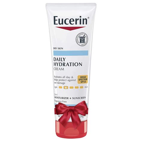 Eucerin Daily Hydration Broad Spectrum Spf 30 Sunscreen Body Cream For