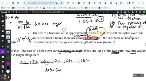 Help With Scientific Notation Word Problems Multiplication And Division