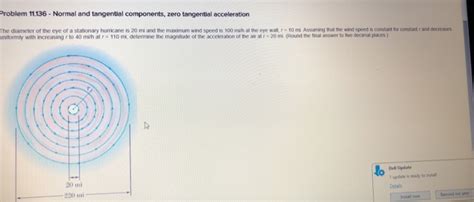 Solved Problem 11136 Normal And Tangential Components Zero