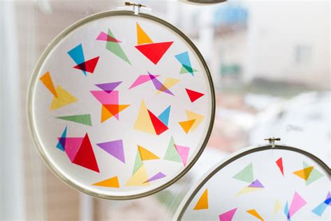How To Make A Diy Stained Glass Suncatcher With Cellophane The Pretty Life Girls
