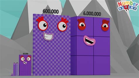 Looking For Numberblocks Comparison 6 To 6 000 000 GIANT Numberblocks
