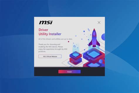 How To Use The Msi Driver Utility Installer Without Internet