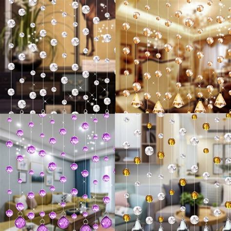 Mode Shop 1 Pc Crystal Glass Bead Curtain Luxury Living Room Bedroom
