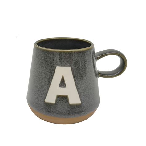 Taza Gris Letra A Industrias Zonana Yedid