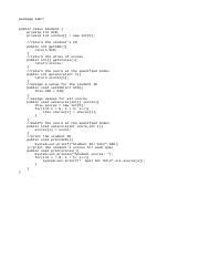 Student Java Package Lab7 Public Class Student Cfw Private Int SID