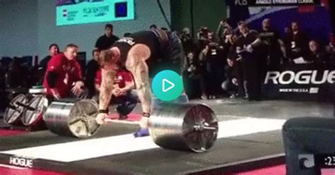Hafthor Bjornsson Aka The Mountain 975 Lb 442 Kg Deadlift  On
