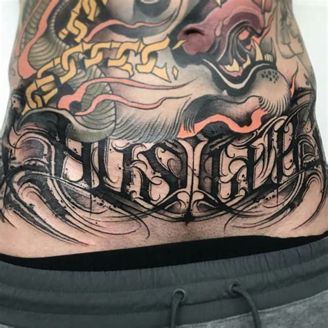 Font Art Neo Traditional Tattoo Tattoo Fonts Chicano Tattoo Designs