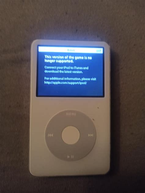 Tried To Put Sonic On My Ipod But Got This Screen R Ipod