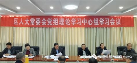 区人大常委会召开 党组理论学习中心组学习会议暨主任会议 武都人大武都人大网武都人大常委会陇南市武都区人民代表大会常务委员会
