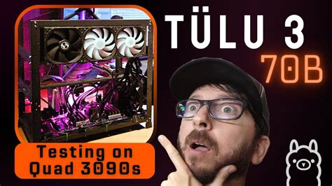 Tulu 3 70b Llm Model Testing On Quad 3090 Local Ai Server Youtube