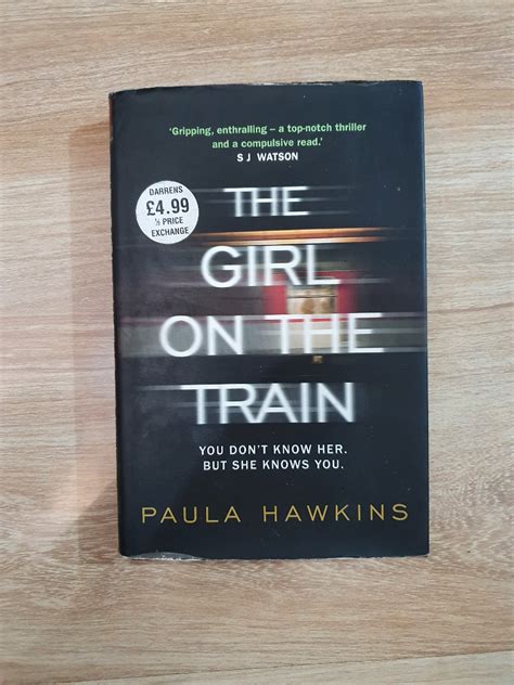 The Girl On The Train By Paula Hawkins Hardbound Hobbies Toys