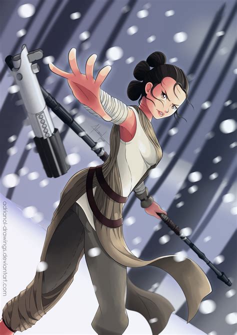 Rey By Adrianol Drawings On Deviantart