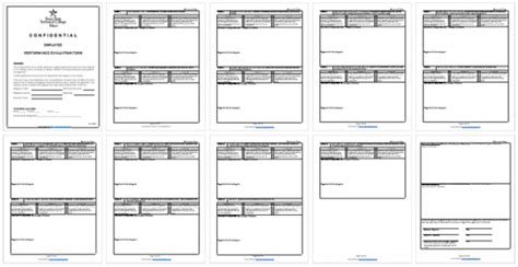 Employee Performance Evaluation Database Template Herovfe