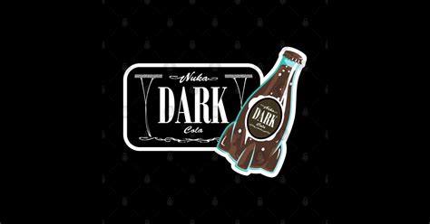 Nuka Cola Dark Nuka Cola Dark Sticker Teepublic
