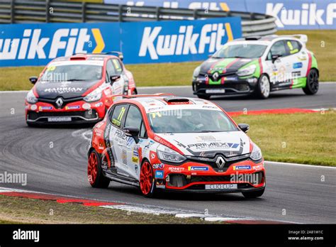 Max Coates In His Team HARD Renault Clio Cup Car At The 2019 BTCC