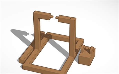 3d Design Buildable Trebuchet Tinkercad