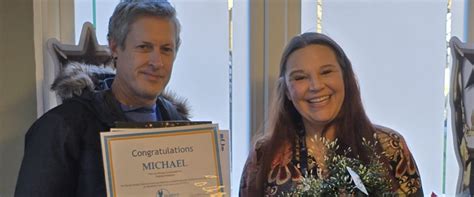 Celebrating Michael Passing His Probation Bluebird Care