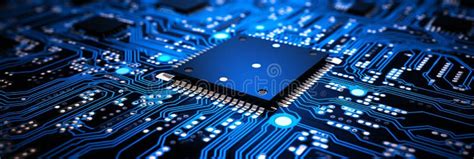 Explore The Intricate World Of Microchip Technology In A Vibrant