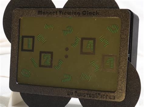 This Unique Clock Displays Digits As Magnetic Fields