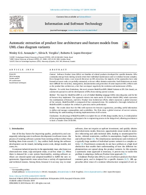 Pdf Automatic Extraction Of Product Line Architecture And Feature