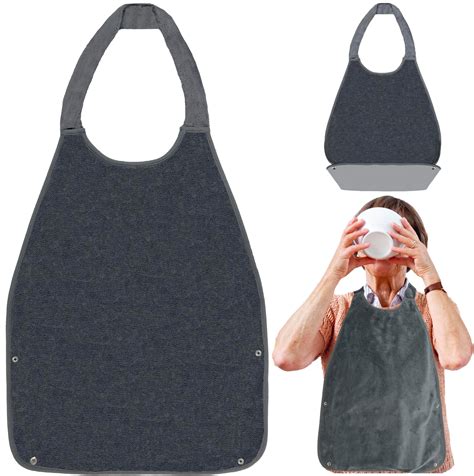 Modaliv Adult Bibs For Eating Extra Large Reusable