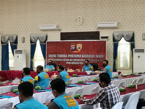 SIDANG TERBUKA KELULUSAN AKHIR PENERIMAAN BINTARA DAN TAMTAMA POLRI