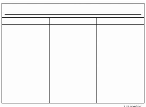 Blank 10 Column Worksheet Template Peterainsworth