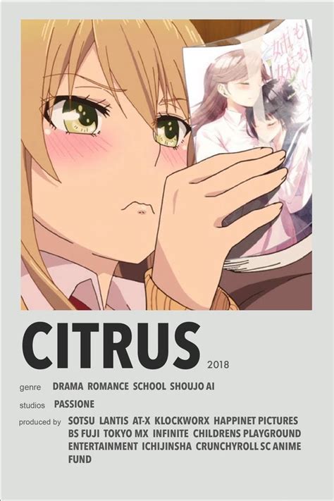 Recomendacion Citrus Anime Anime Reccomendations Anime Printables
