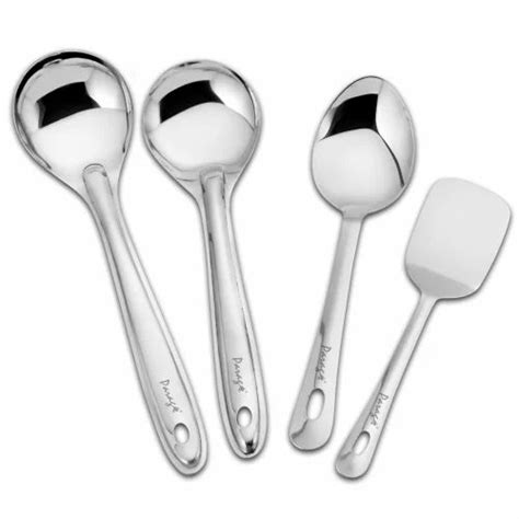 Parage 4 Pieces Stainless Steel Serving Spoons Set At ₹ 25piece