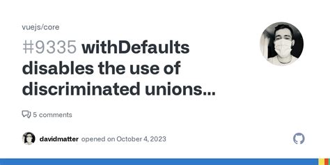 Withdefaults Disables The Use Of Discriminated Unions Only In Scripts