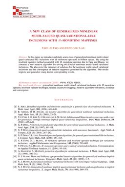 Ele Math Mathematical Inequalities Applications A New Class Of Generalized Nonlinear Multi
