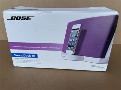 Bose Sounddock Series Iii Limited Edition Purple New In Box Eur 249 00