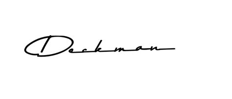 94 Deckman Name Signature Style Ideas Ideal Esignature