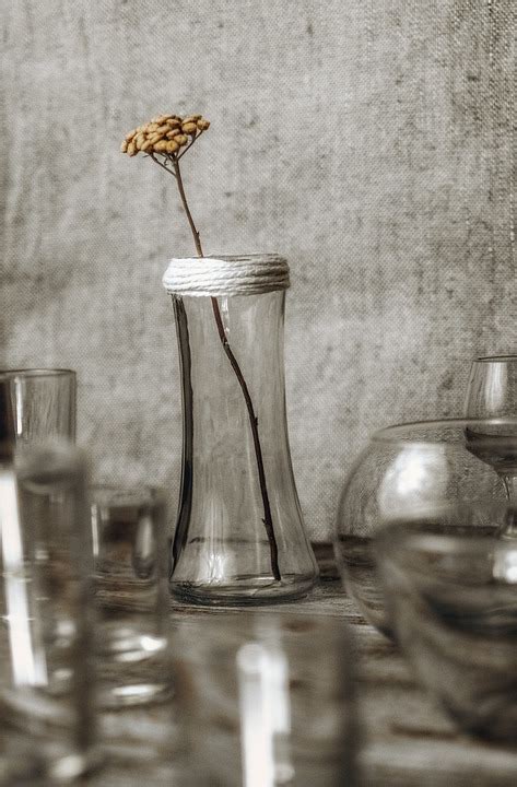 Still Life Glass Flower Free Photo On Pixabay